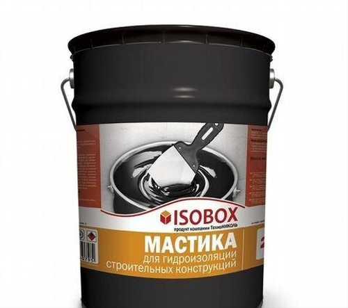 Мастика гидроизоляционная isobox 20кг