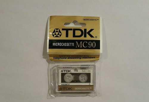 Новая Микрокассета TDK MC90 аудиокассета 90 минут