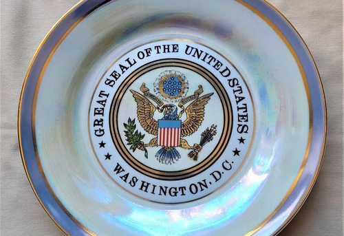 Тарелка вашингтон герб США