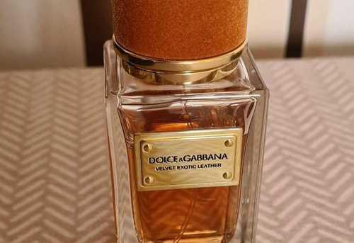 Dolce gabbana velvet exotic leather