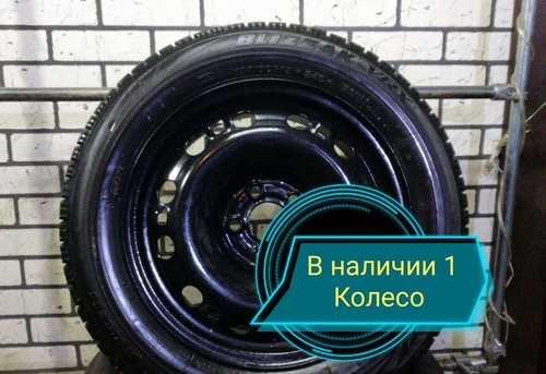 185/60-15 Bridgestone+диск VAG 5*100-15 (1 колесо