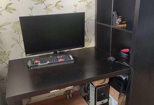 Письменный стол с стеллажом IKEA бу