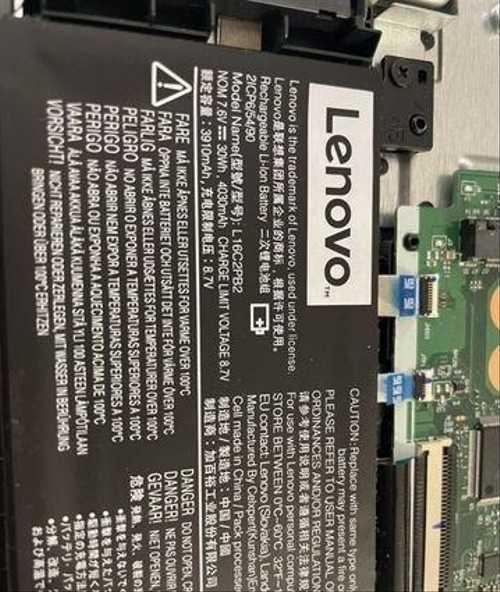 Аккумулятор Lenovo l16c2pb2 оригинал