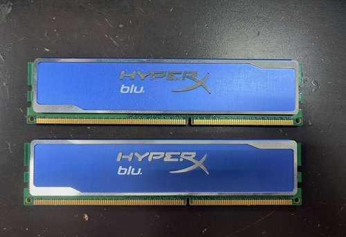 Оперативная память HyperX 8 гб (4 гб x 2 шт.) DDR3