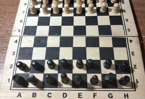Мини-шахматы деревянные