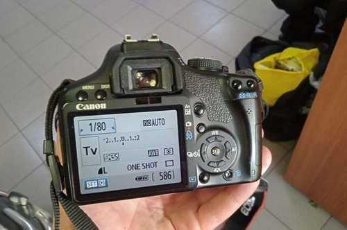 Зеркальный фотоаппарат canon 500d + 18-55 is сумка