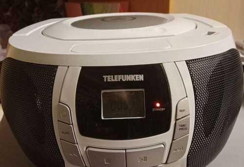 Стереомагнитола CD c Bluetooth Telefunken