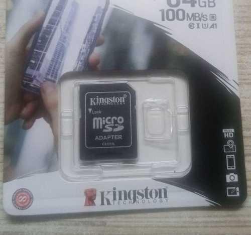 Карта памяти kingston 64 гб