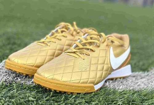 Сороконожки Nike Tiempo Legend gold
