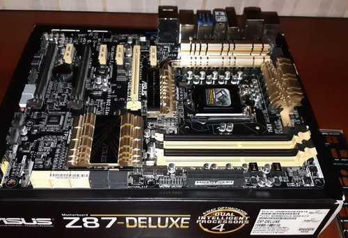 Материнская плата Asus Z87-Deluxe