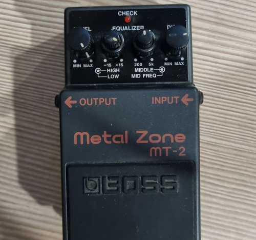 Гитарная педаль metal zone MT-2