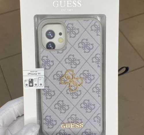 Чехол на iPhone 11 guess серый