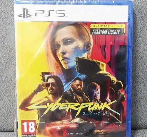 Cyberpunk 2077 Ultimate Edition PS5 Диск Новый