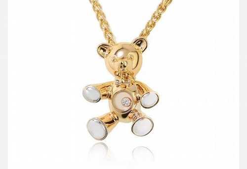 Кулон Chopard happy diamond bear