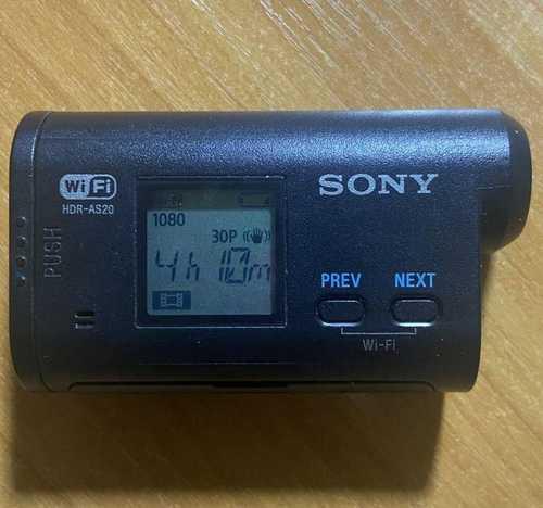 Экшн камера sony hdr as20