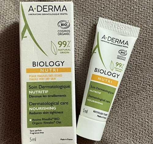 A-derma biology nutri organic крем для лица