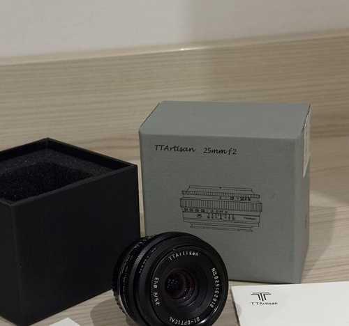 Объектив TTArtisan 25mm F2 Fujifilm X-mount