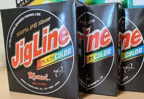 Плетеный шнур jigline multicolor 100м, 150м