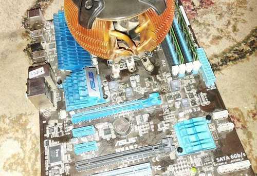 Матплата Asus M5A97 + AMD FX-8320 + 8 гб RAM