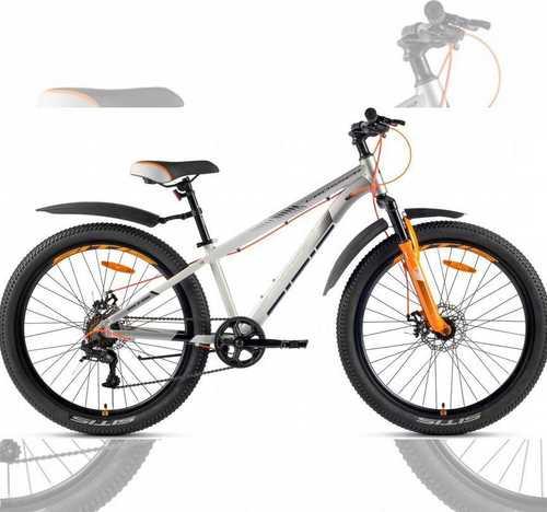 Велосипед sitis crosser 26" (2024) White-Grey-Oran