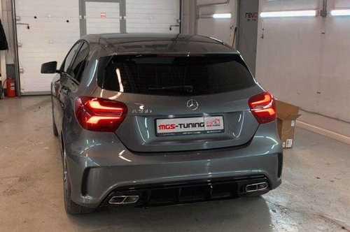 Диффузор с насадками А45 AMG Mercedes-Benz A-Class