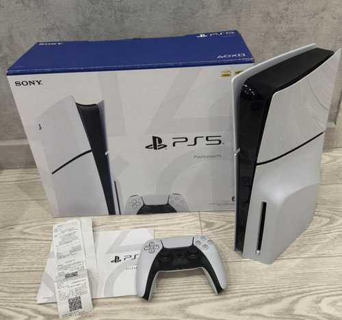 Sony playstation 5 slim с дисководом 1тб