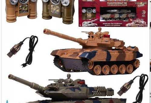 Новый радиоуправляемый танковый бой Т-90 и Leopard