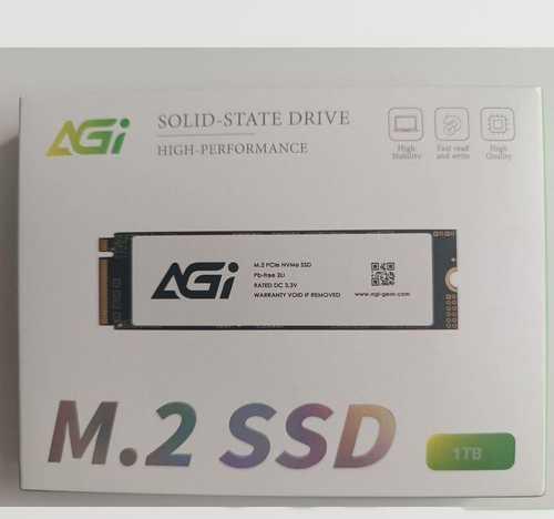 Новые SSD M.2 NVMe на 1024Гб AGI AI198 (AGI1T0G16A