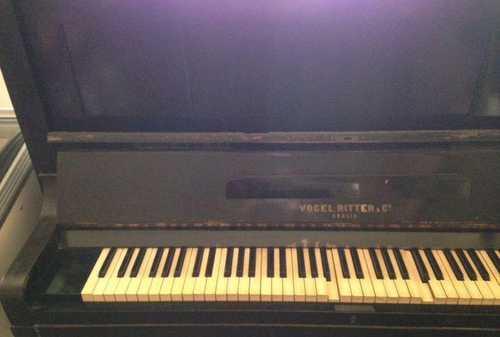 Продаю старинное немецкое пианино vogel. ritter. C