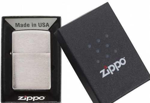 Зажигалка Brushed Chrome zippo 200