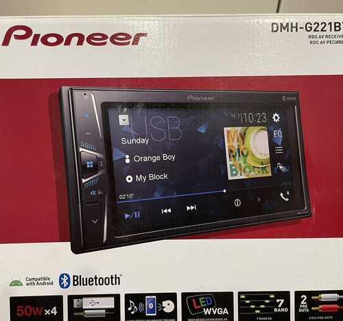 Машнитола Pioneer DMH-G221BT 2din