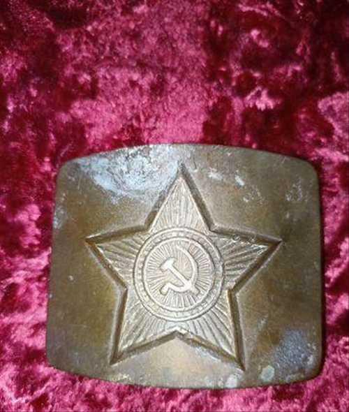 Пряжка солдатская ссср. Бляха ремня