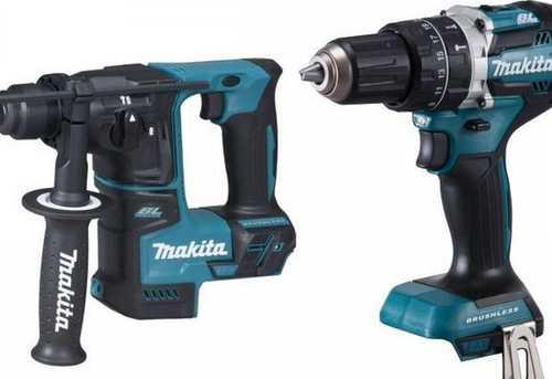 Перфоратор Makita DHR171 с шуруповертом DHP484 DLX