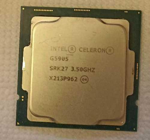 Процессор celeron g5905 сокет 1200 с графикой