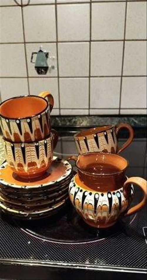 Чайный сервиз керамика Болгария СССР