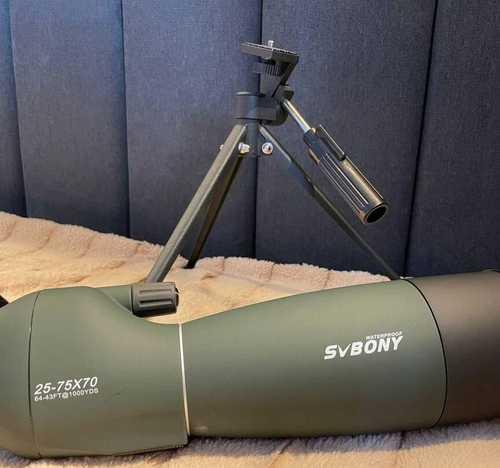 Телескоп Зрительная труба svbony SV28 25-75х70 bla