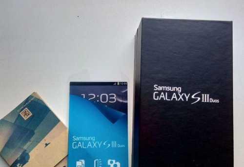 Коробка Samsung Galaxy s3