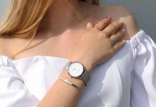 Часы наручные женские+ браслет