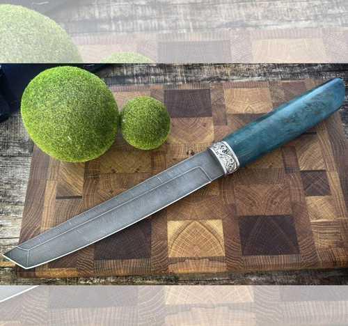 Японский нож танто из дамасской стали