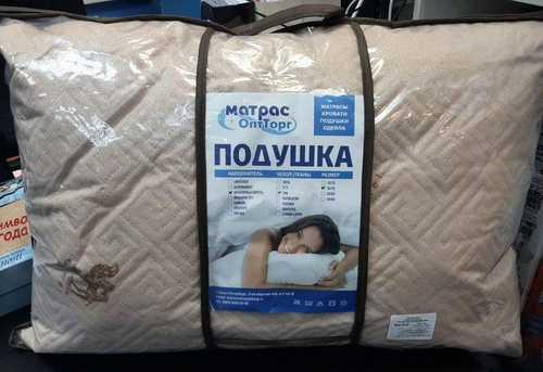 Подушка ультрастеп Люкс, с верблюжим волокном