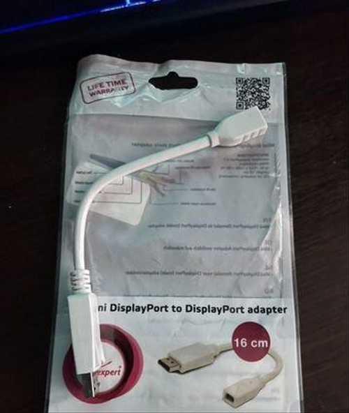 Переходник mini DisplayPort на DisplayPort
