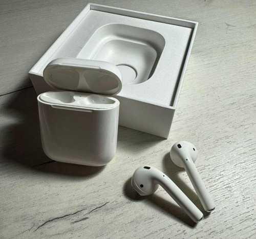 Беспроводные наушники apple airpods 2