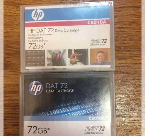 Картриджи для стримера HP DAT 72