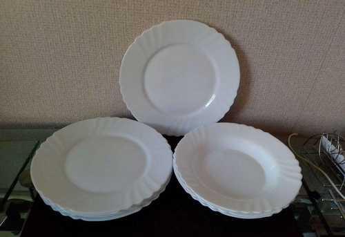 Тарелки обеденные набор тарелок сервиз столовый