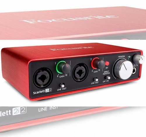 Звуковая карта focusrite Scarlett 2i2 2nd Gen