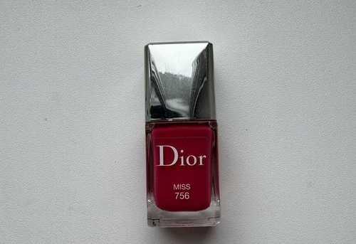 Dior лак для ногтей 756 miss