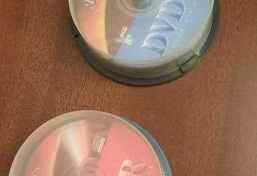 Болванки cd-r и dvd-r 22 шт