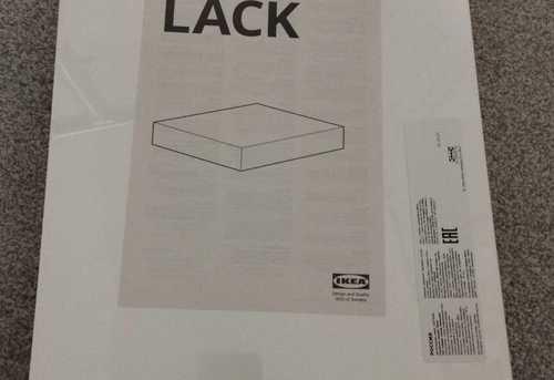 Полка IKEA lack 30х26 см белая