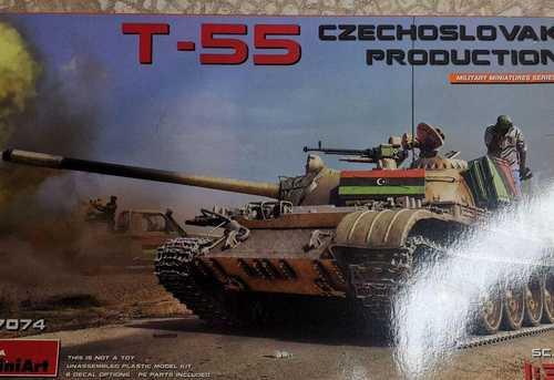 1/35 37074 Т-55 Miniart Czechoslovak production