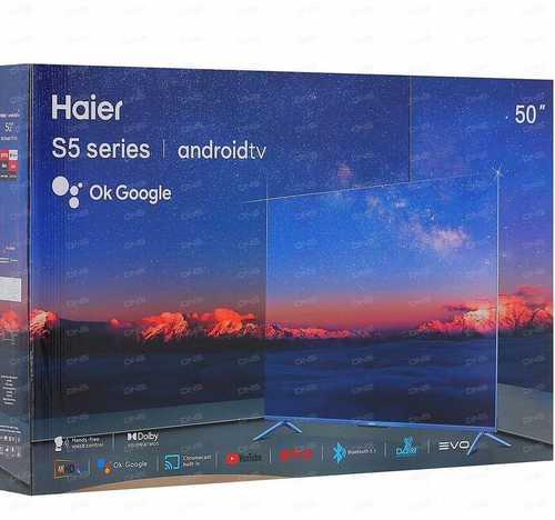 4K UHD Haier 50 SMART TV S5 синий